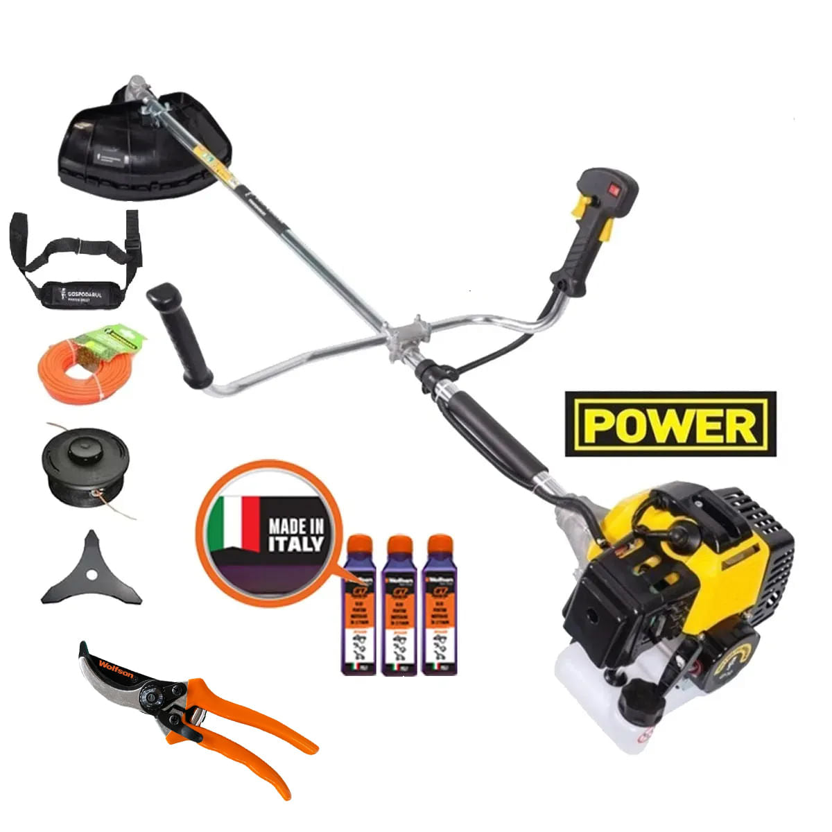 Motocoasa Gospodarul Profesionist 520, 5CP + fir taietor +3 ulei 0.1L ...