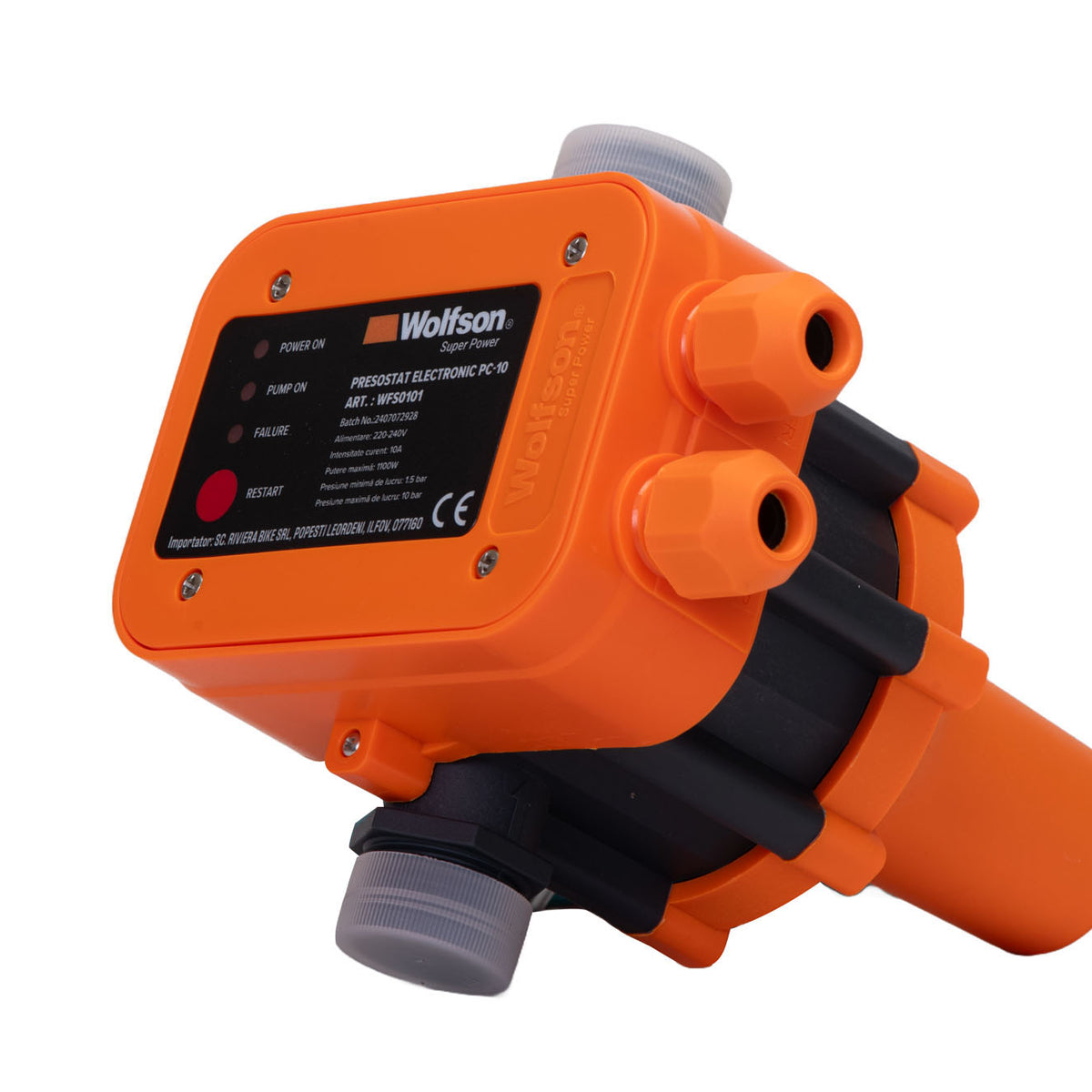 Presostat electronic Wolfson PC-10, 1100W, 1", 10 bar – Garden