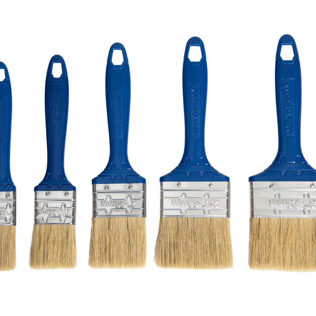 Set pensule pentru vopsit Wadfow, pentru vopsele pe baza de ulei, 5 bu ...